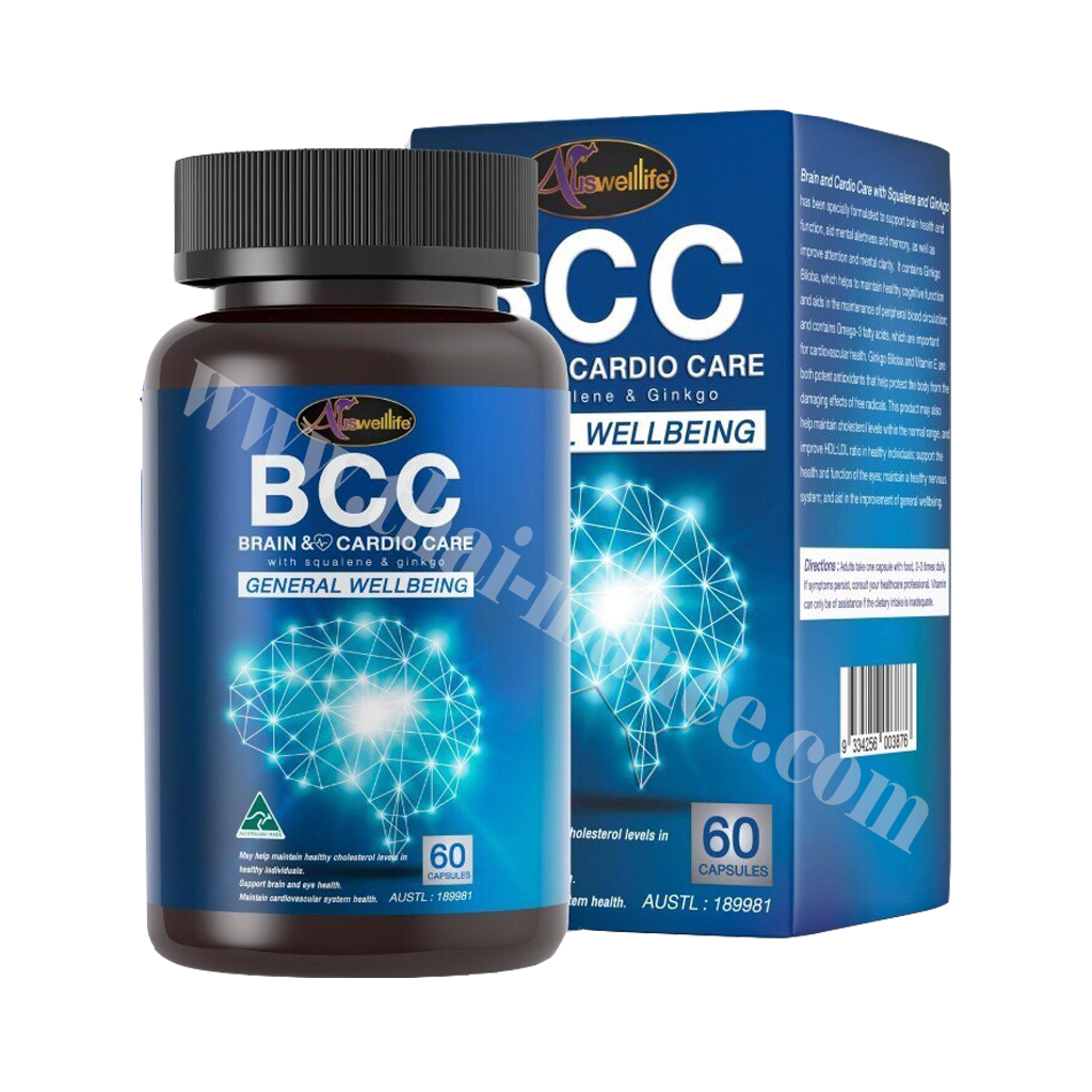 BCC-Brain & Cardio Care 60 แคปซูล – Thai-Manee