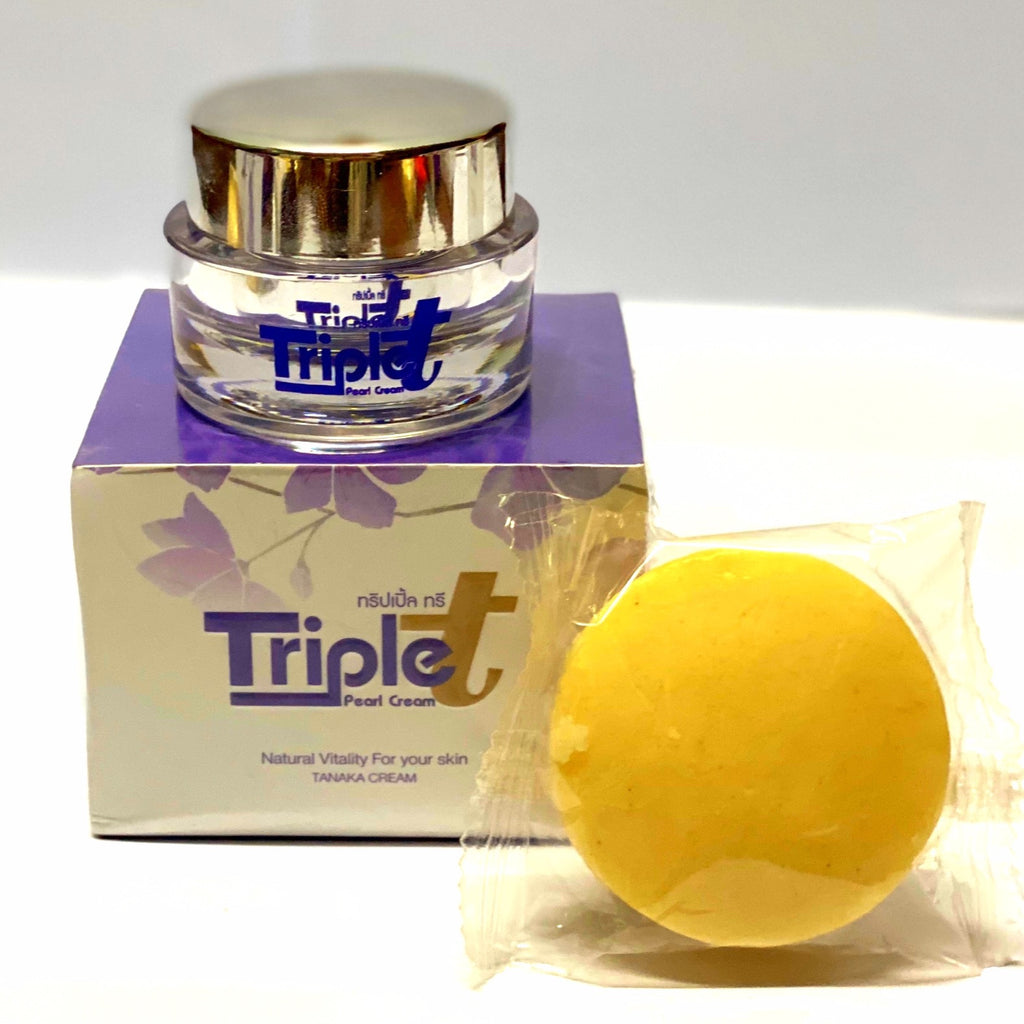 ครีมทริปเปิ้ลทรี Triple T Pearl Cream 1 กระปุก แถม สบู่ 1 ก้อน – Thai-Manee