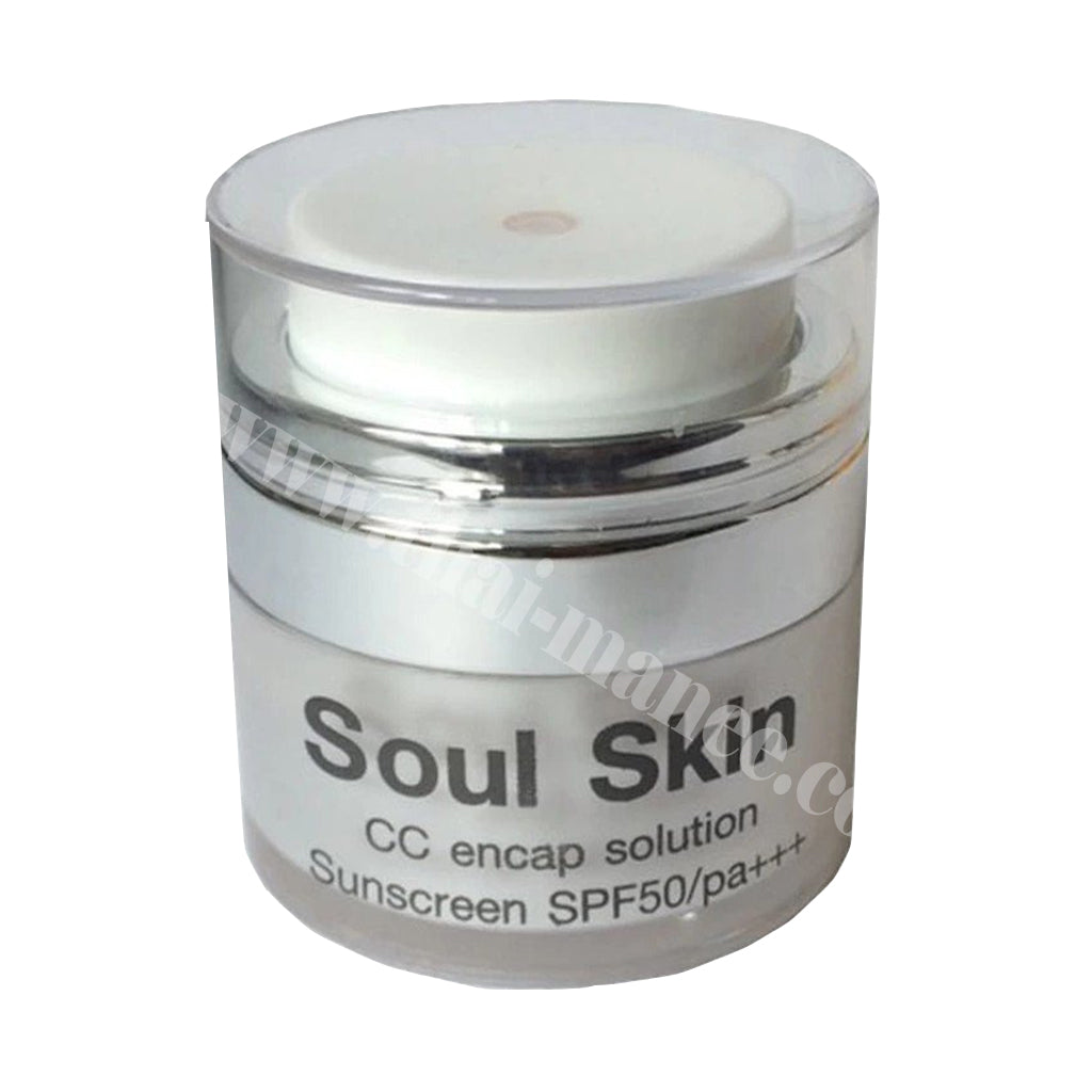 โซลสกิน ซีซี เอนแคป โซลูชั่น ซันสกรีน เอสพีเอฟ50/พีเอ+++ – Thai-Manee