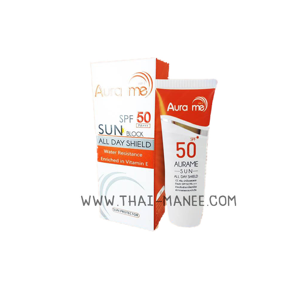 ครีมกันแดดออร่าSPF 50PA+++.เนื้อCC Cream – Thai-Manee